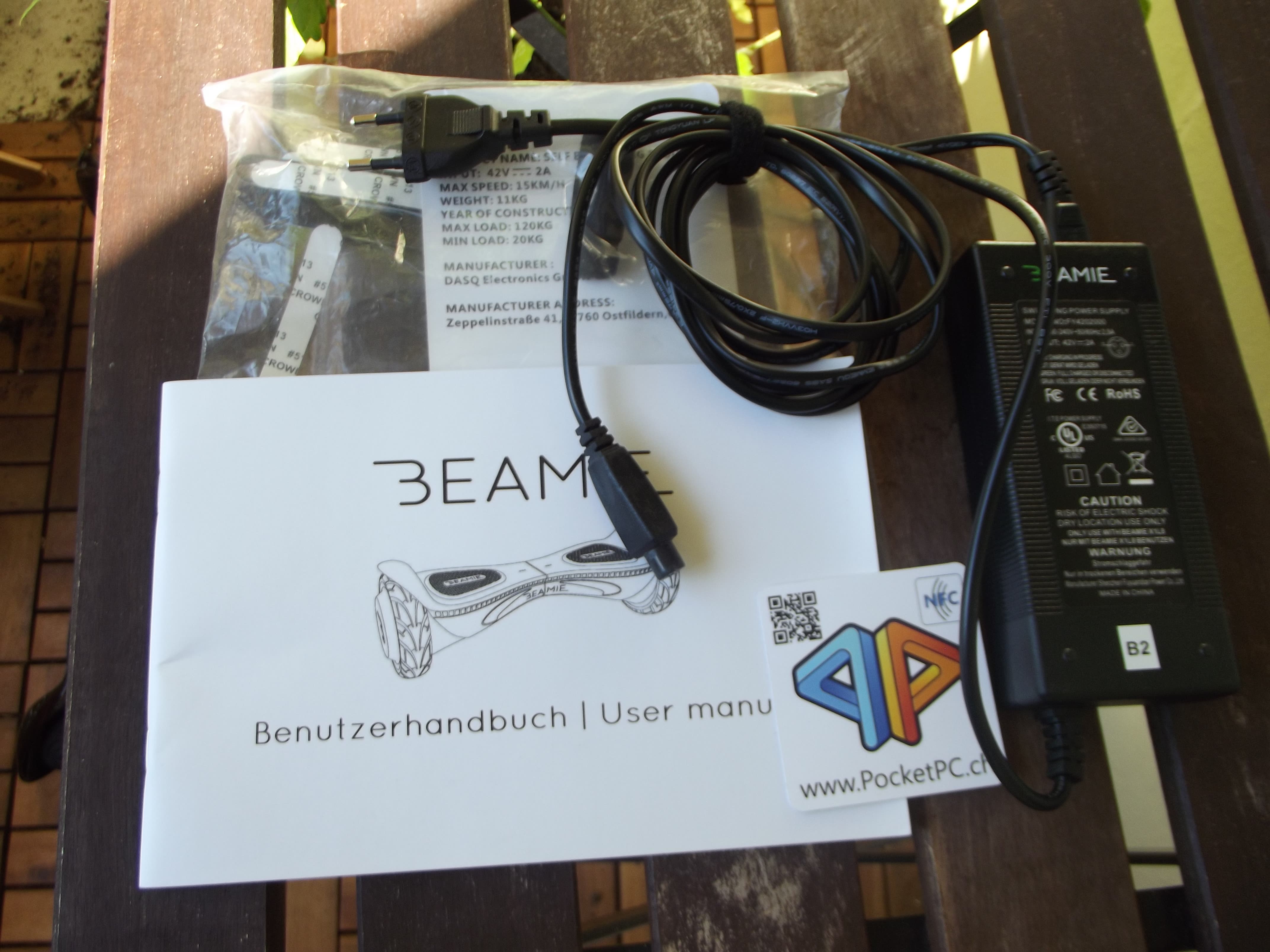 Gadget Review: DASQ Beamie Smart-Hoverboard im Test - PocketPC.ch