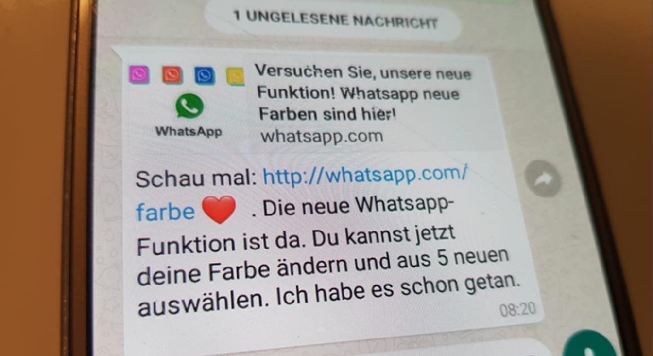 WhatsApp Fake-Nachricht über neue Farben macht die Runde - PocketPC.ch