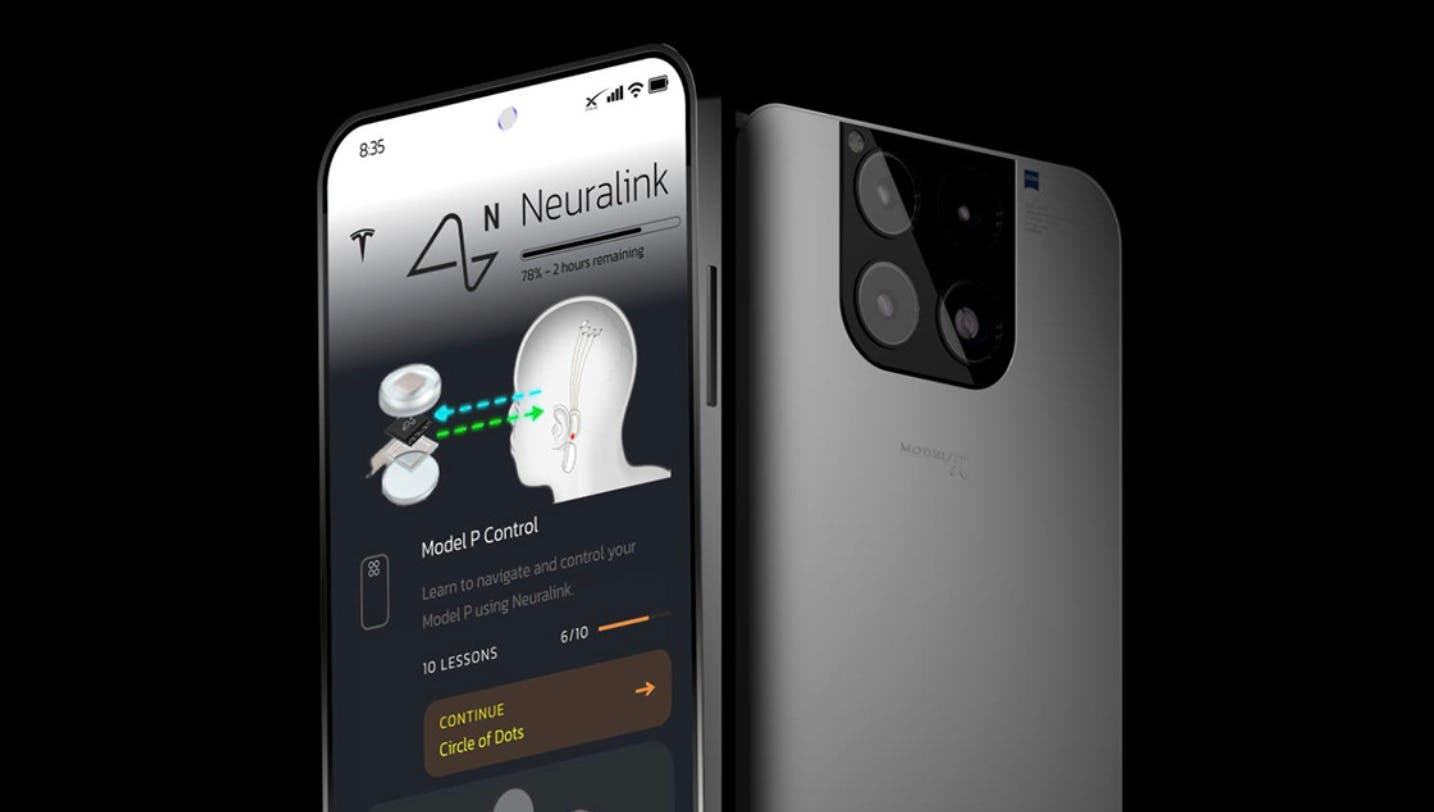 Krasses Konzept: Tesla-Handy verbindet sich mit eurem Gehirn - PocketPC.ch